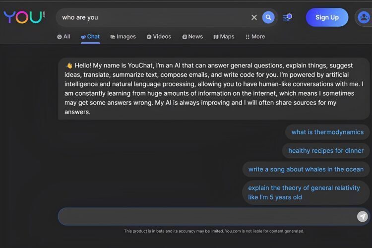 How to use You.com: YouChat, YouImagine, and more - TechBriefly