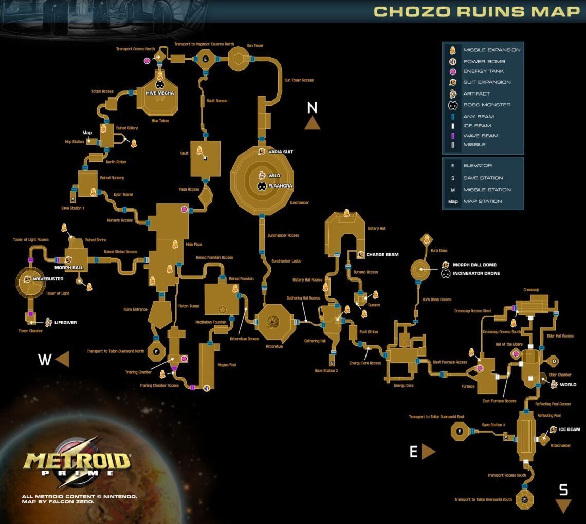 Metroid Prime Remastered item locations - TechBriefly