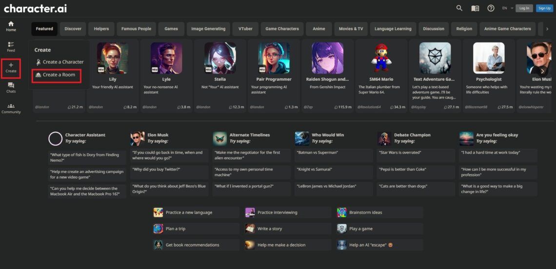 Character AI Rooms explained: How to create and use them? - TechBriefly