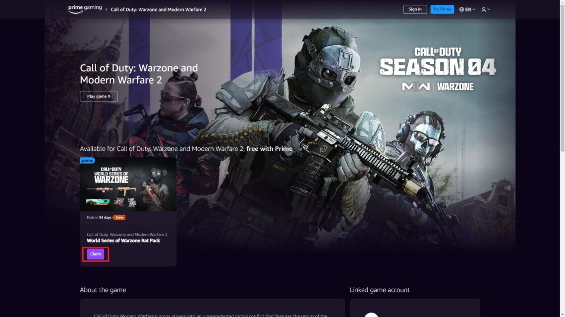 Explained: How to get Amazon Prime Gaming CoD Warzone 2 and MW2 rewards - TechBriefly