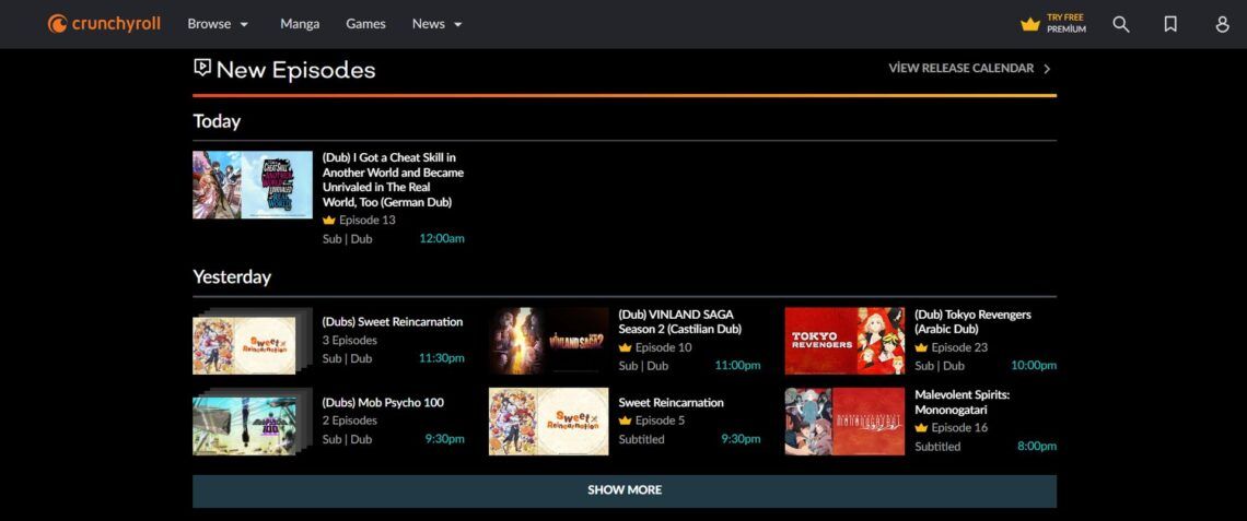 Crunchyroll black screen: How to fix it - TechBriefly