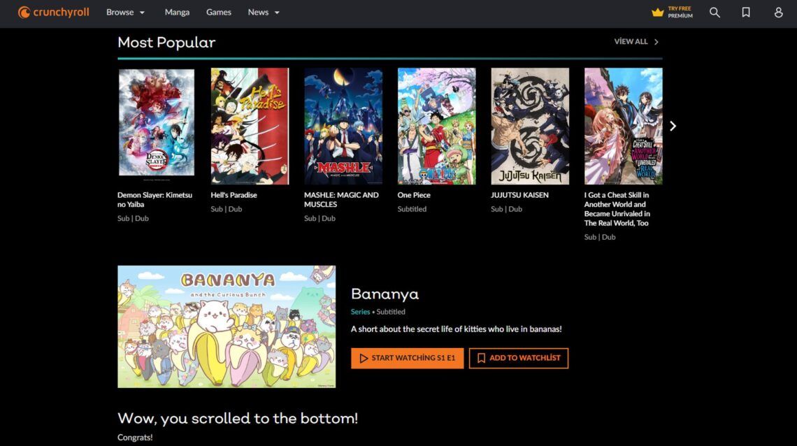Crunchyroll black screen: How to fix it - TechBriefly