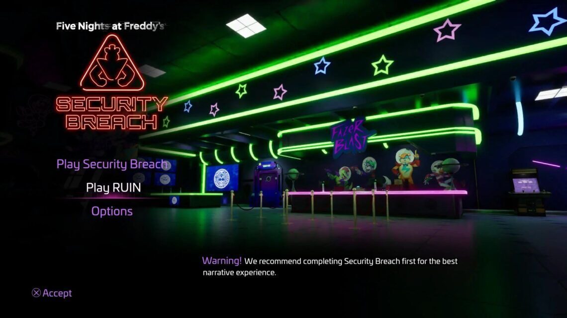 How to play FNAF Security Breach Ruin: A free DLC with darker and lore ...