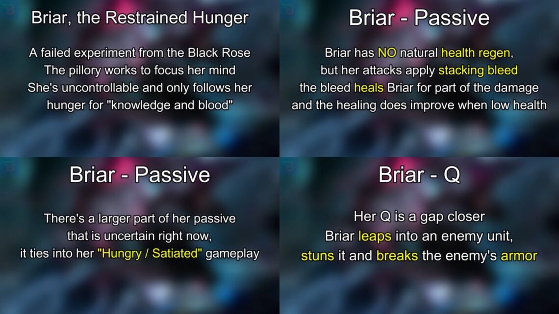 New LoL champion Briar: Leaked splash art, abilities, and more ...