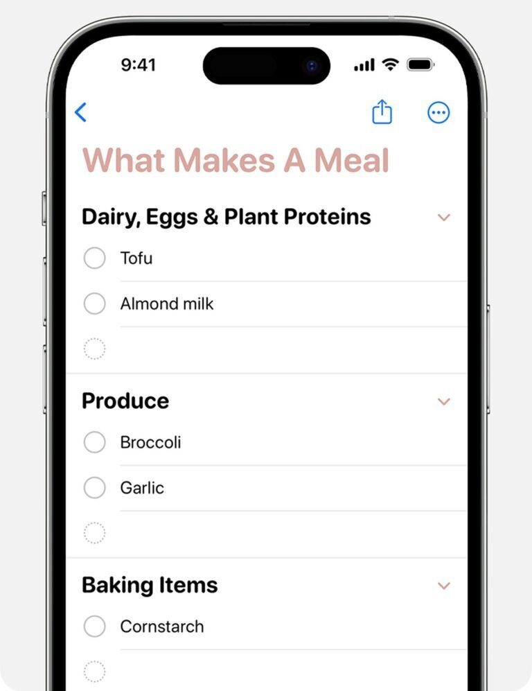 iOS 17 Grocery List: How to make shopping list on iphone? - TechBriefly