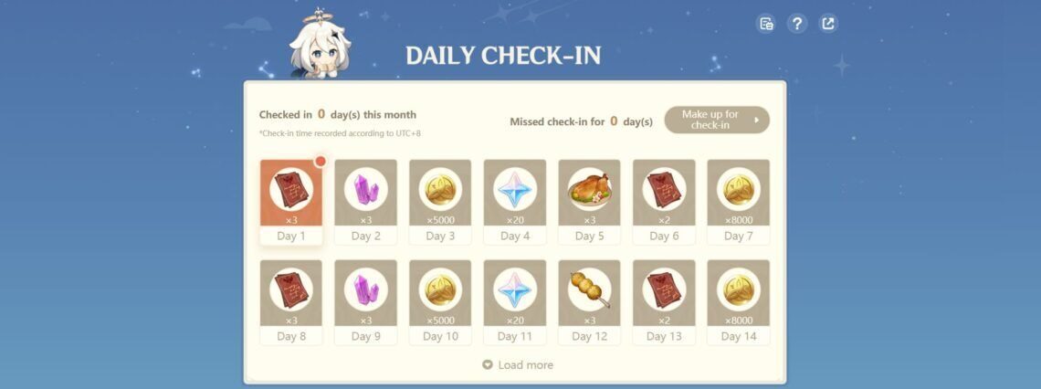 How to get your rewards from the new Genshin Daily Check In feature ...