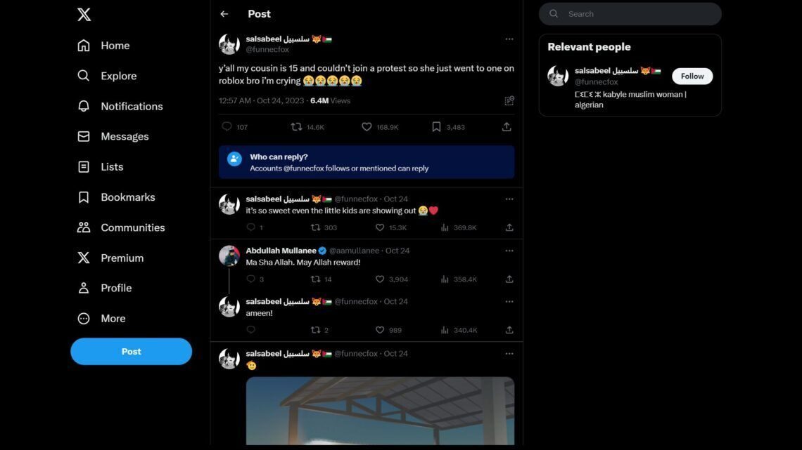 More than 200 players hold a Roblox Palestine protest - TechBriefly