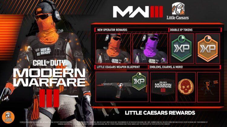 How to redeem the Call of Duty Little Caesars rewards? - TechBriefly