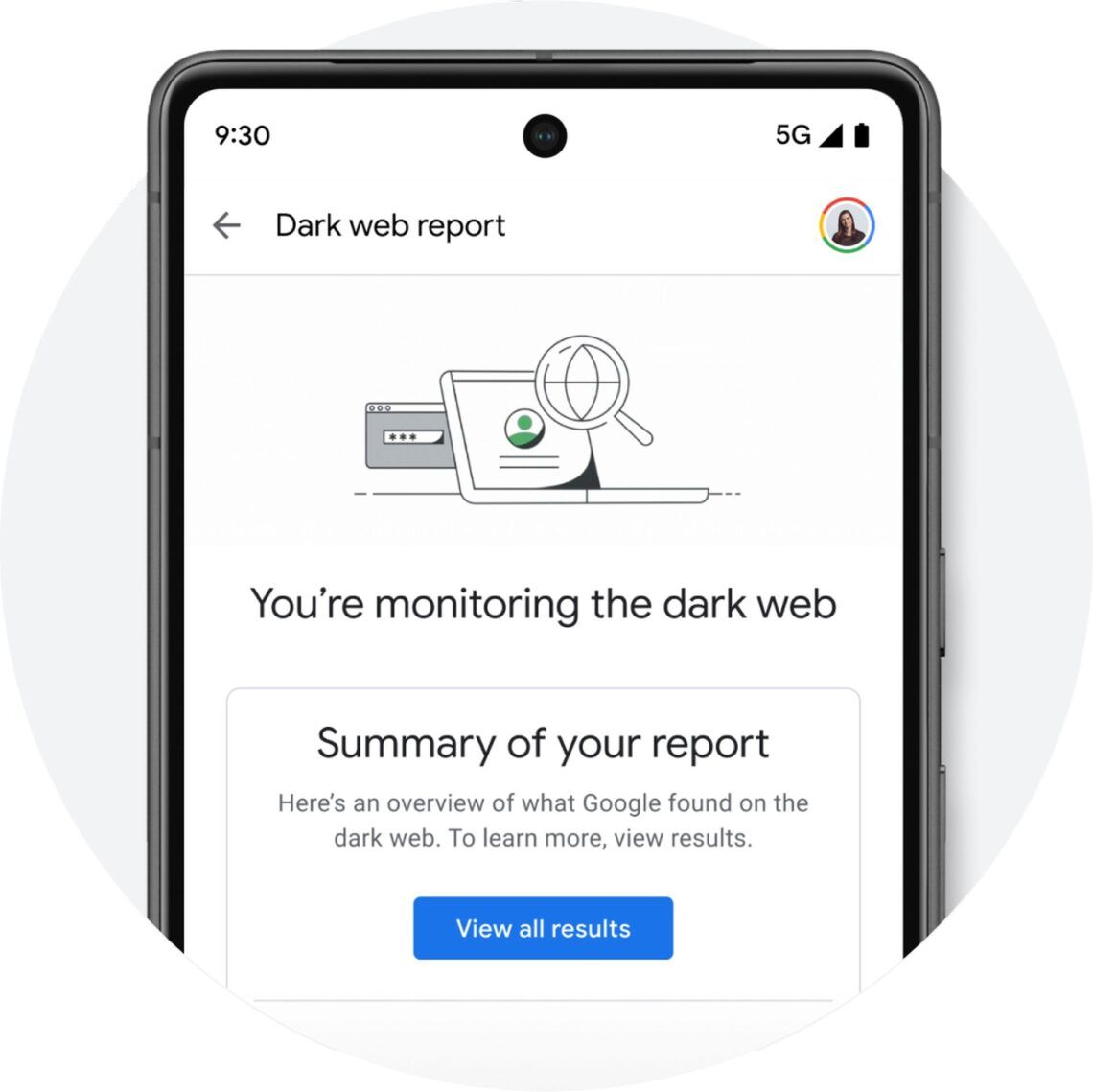 Google One data breach checker: Dark web report explained - TechBriefly