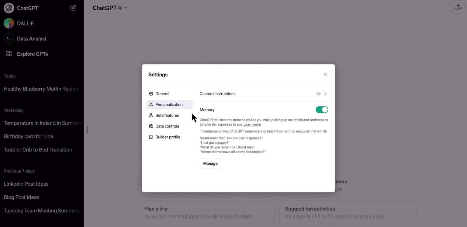 What is ChatGPT memory, and how does it work? - TechBriefly