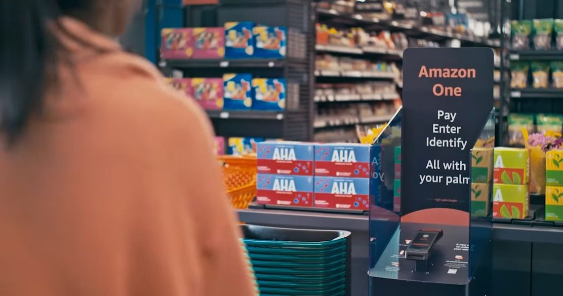 You can now sign up for Amazon One palm payment service by phone ...