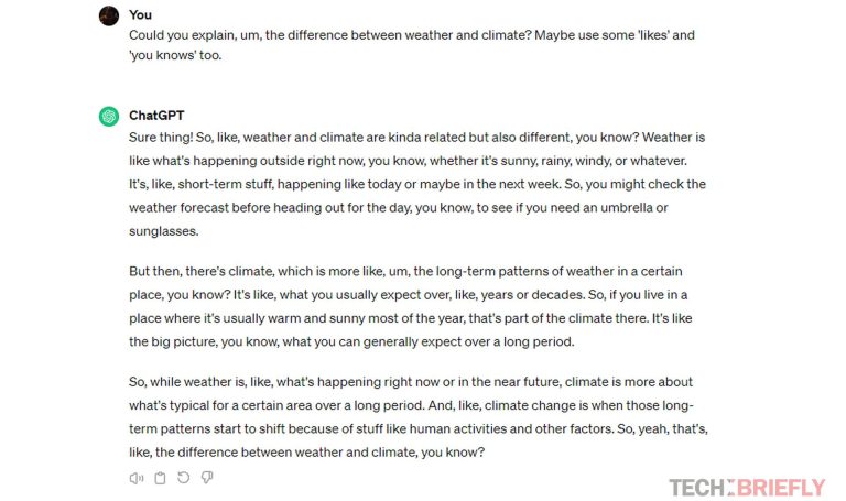 How to craft a natural-sounding ChatGPT output? - TechBriefly