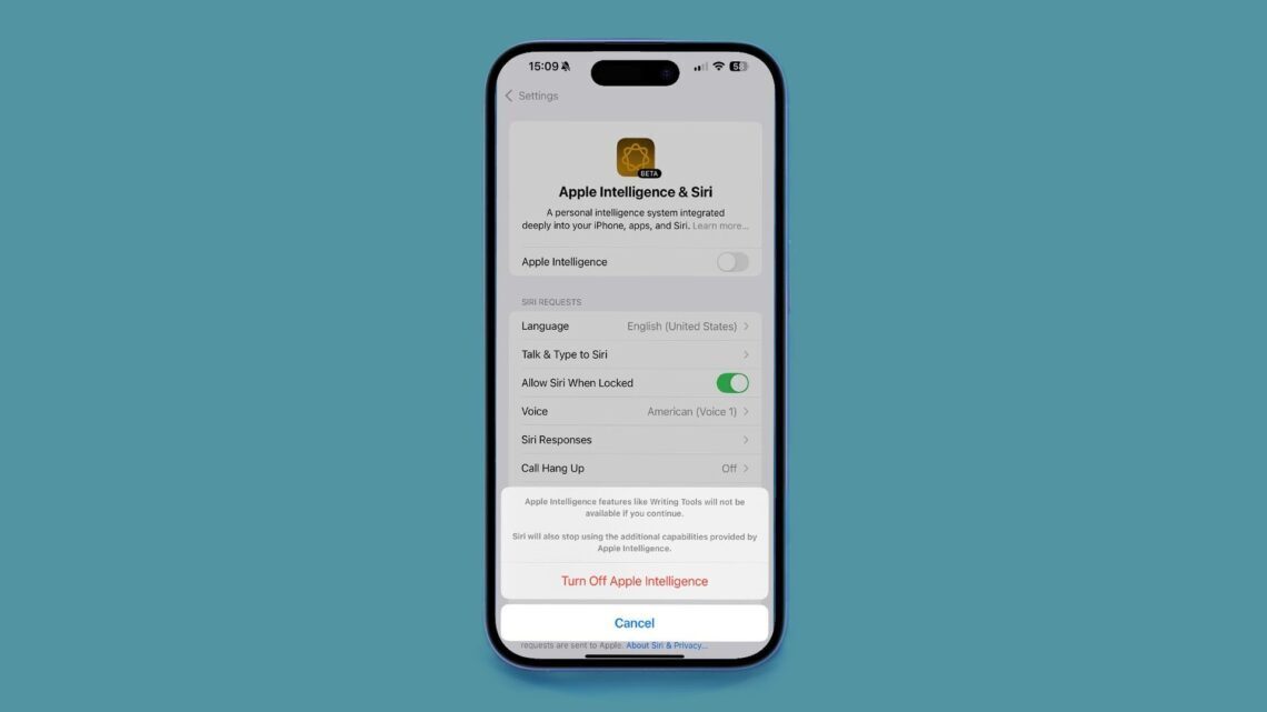How to turn off Apple Intelligence - TechBriefly