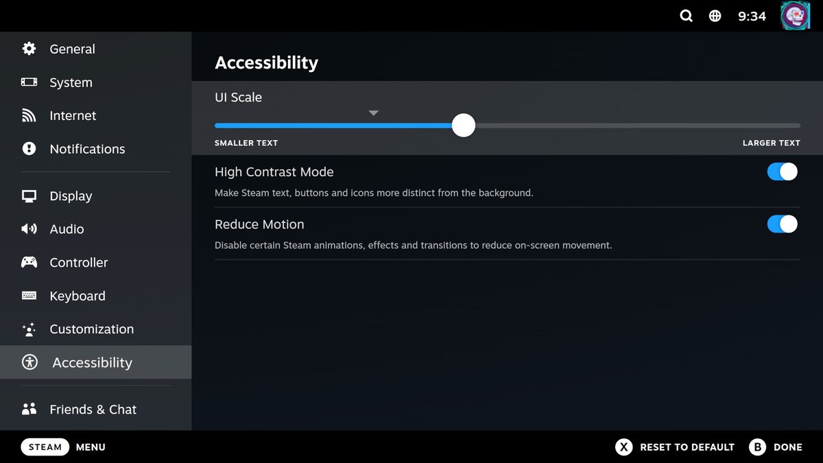 Valve adds accessibility features to Steam beta - TechBriefly